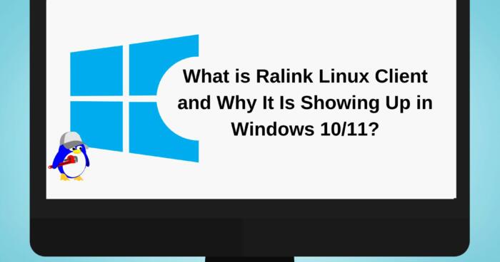 What is Ralink Linux Client and Why It Is Showing Up in Windows 10/11?