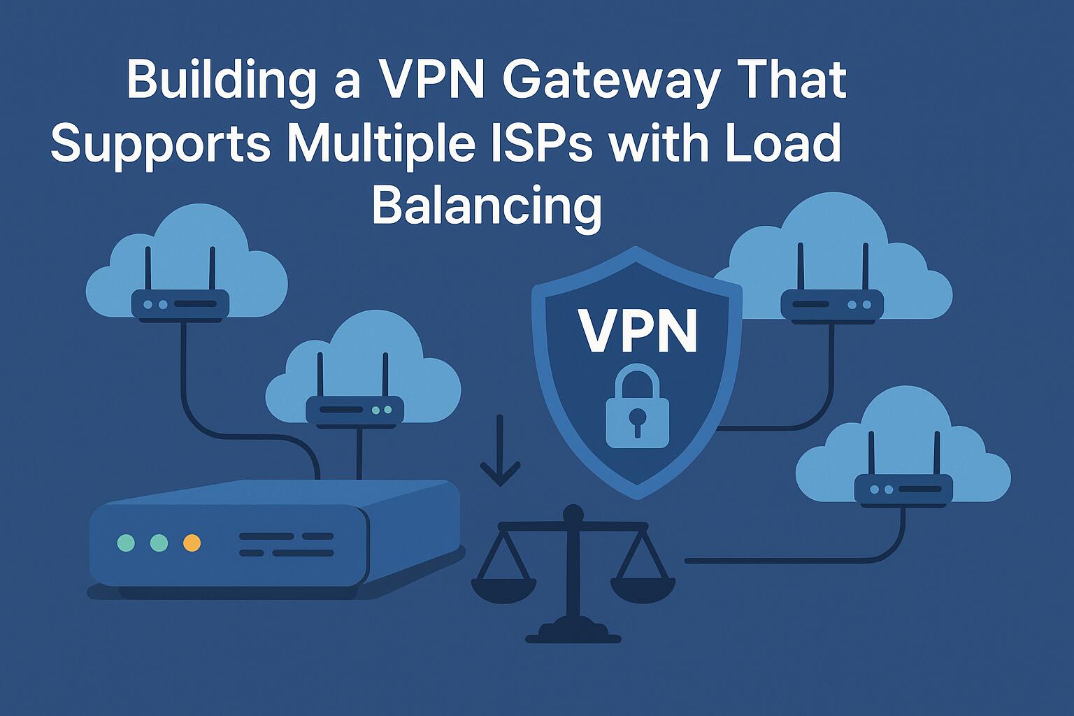 Building A Vpn Gateway That Supports Multiple Isps With Load Balancing