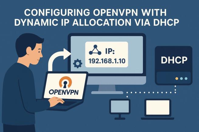 Configuring OpenVPN with Dynamic IP Allocation via DHCP