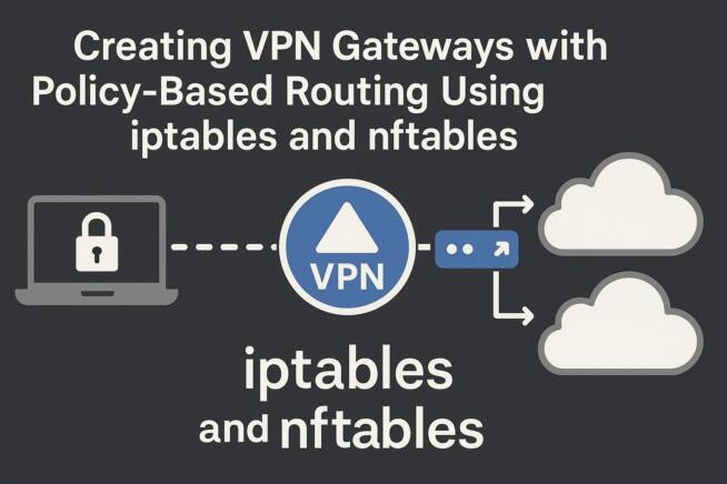 Creating VPN Gateways with Policy-Based Routing Using iptables and nftables