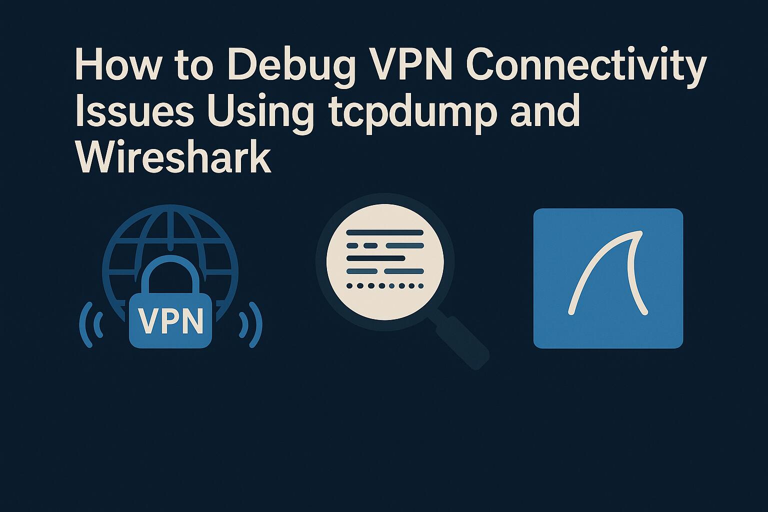 How to Debug VPN Connectivity Issues Using tcpdump and Wireshark