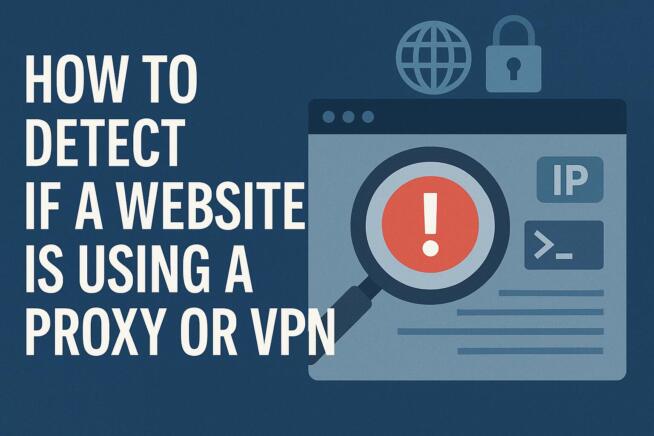 How to Detect If a Website is Using a Proxy or VPN
