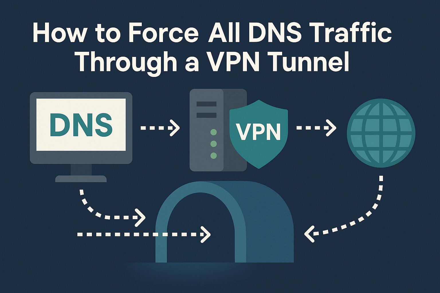 How to Force All DNS Traffic Through a VPN Tunnel