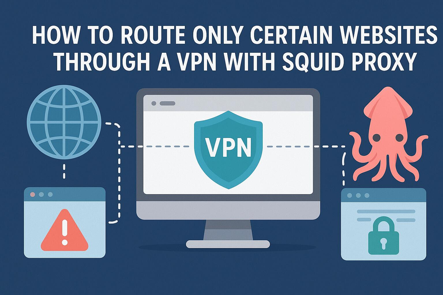 How To Route Only Certain Websites Through A Vpn With Squid Proxy