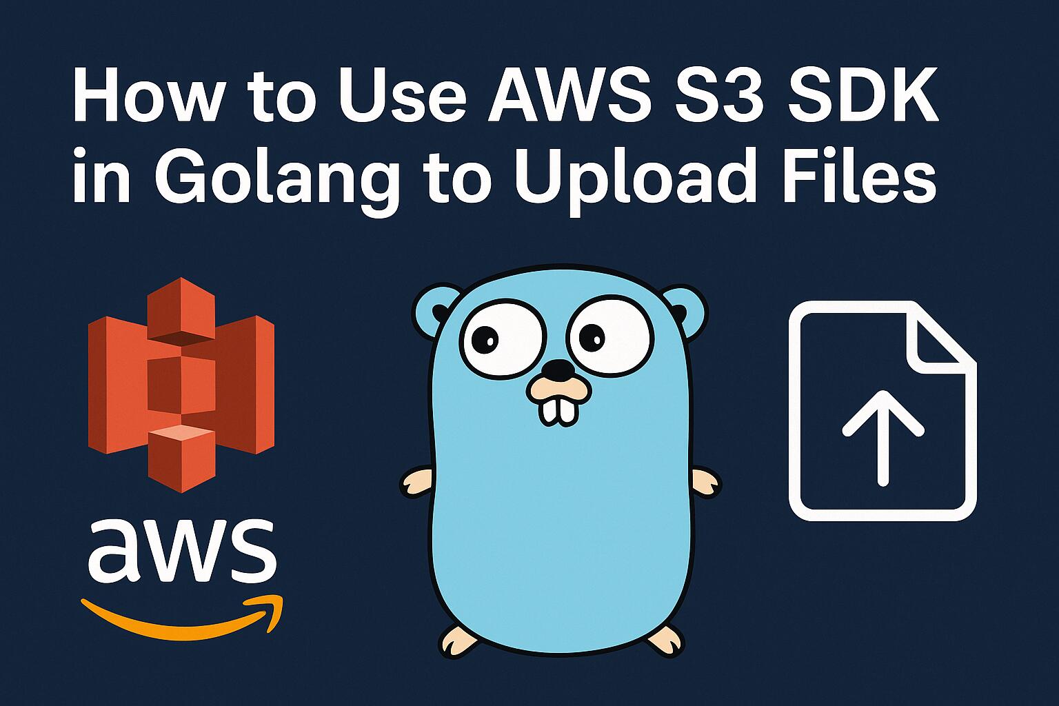 How to Use AWS S3 SDK in Golang to Upload Files