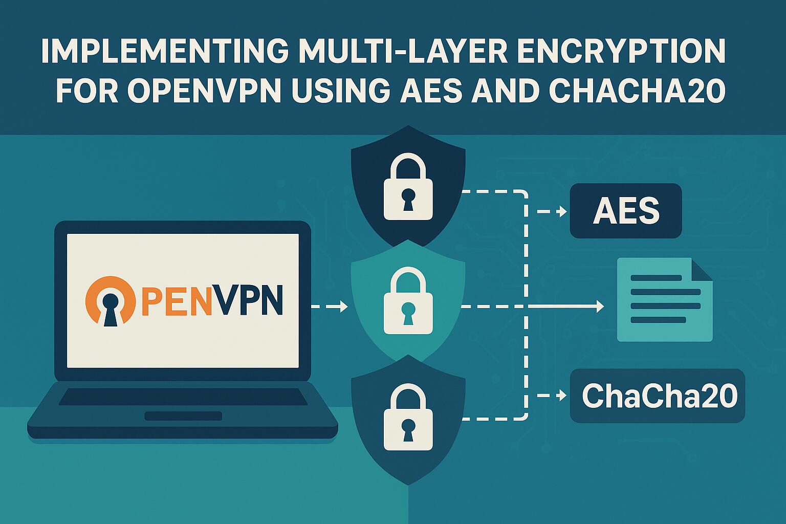 Implementing Multi-Layer Encryption for OpenVPN Using AES and ChaCha20