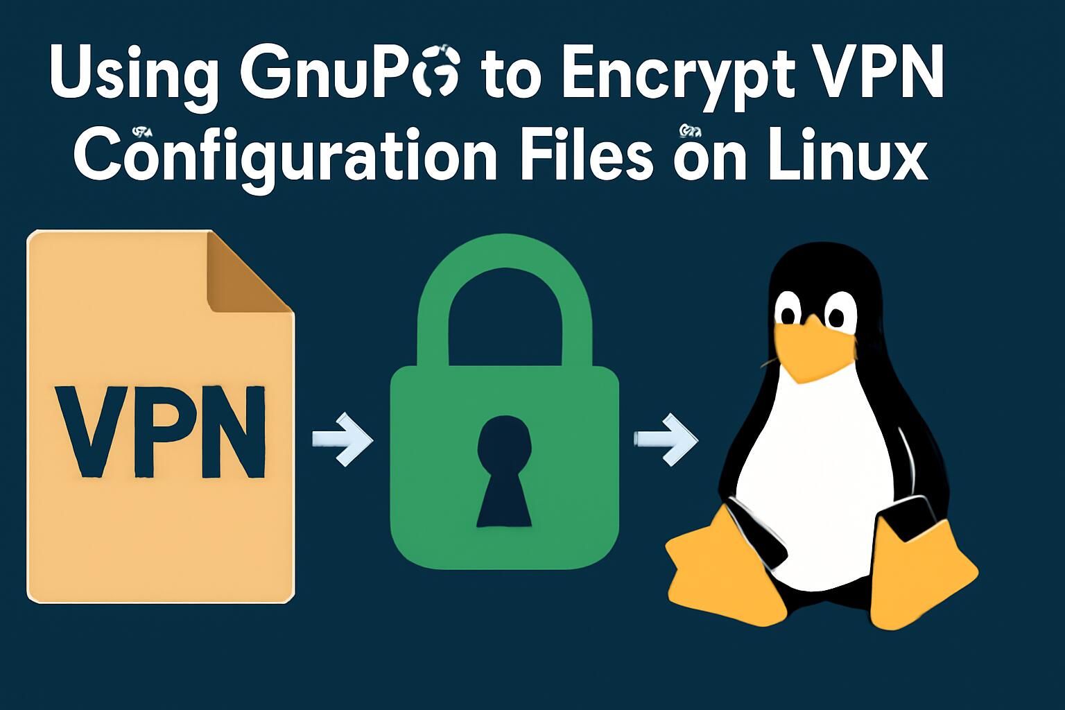 Using GnuPG to Encrypt VPN Configuration Files on Linux