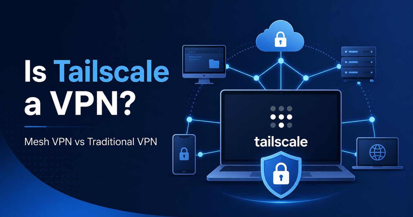 Is Tailscale a VPN? Mesh VPN vs Traditional VPN Explained