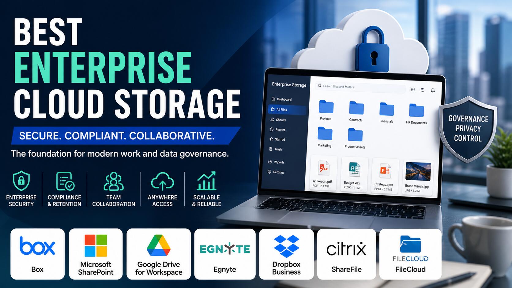 Best Enterprise Cloud Storage 2026: 7 Tested Picks